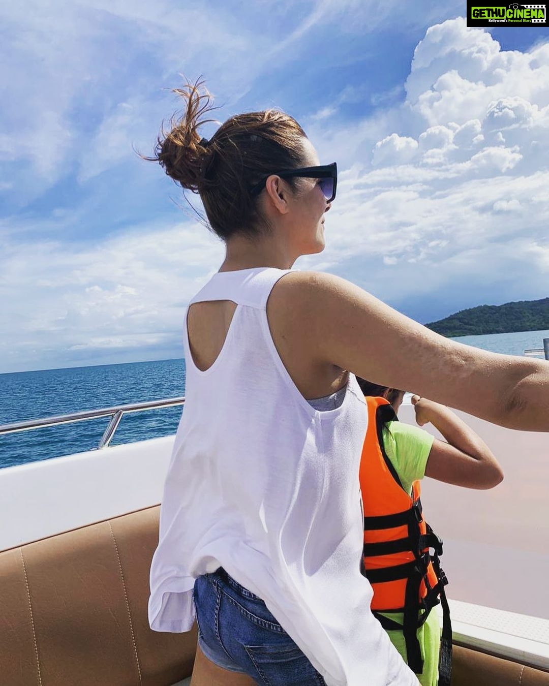 Udita Goswami Instagram – A little bit of sunshine and the sea. Ko ...