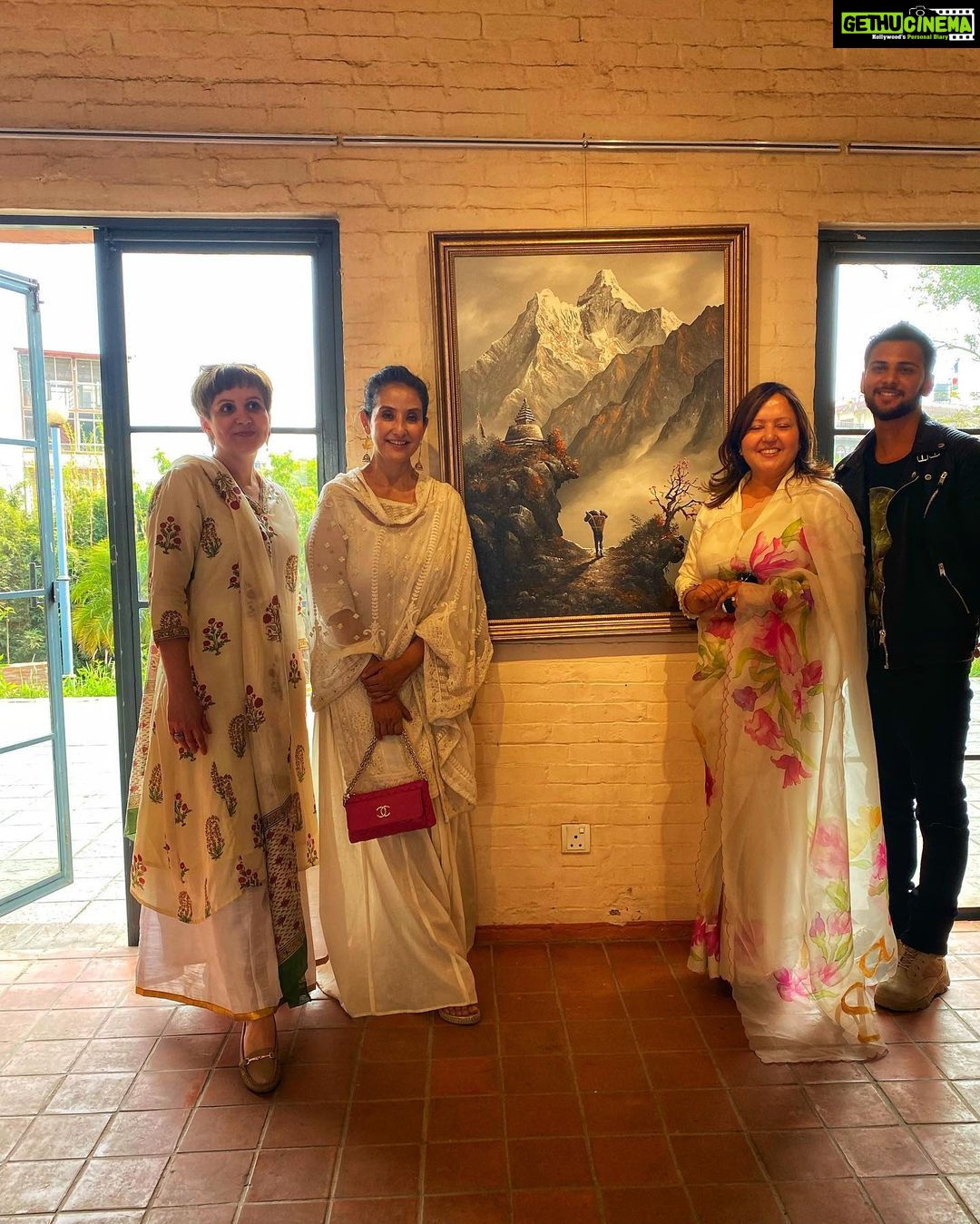 Manisha Koirala Instagram – Congratulations @sushilaartsacademy for a ...