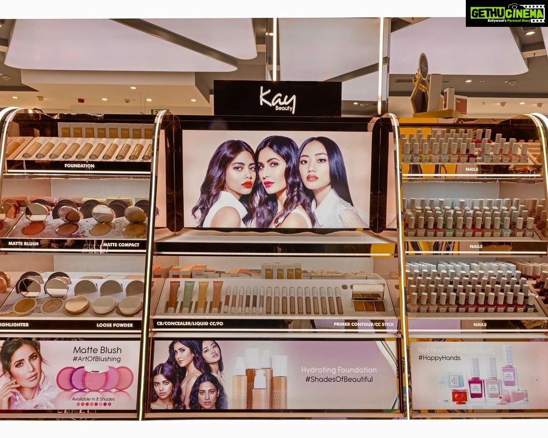 Katrina Kaif Instagram – So excited to announce 📣 Kay Beauty has now ...
