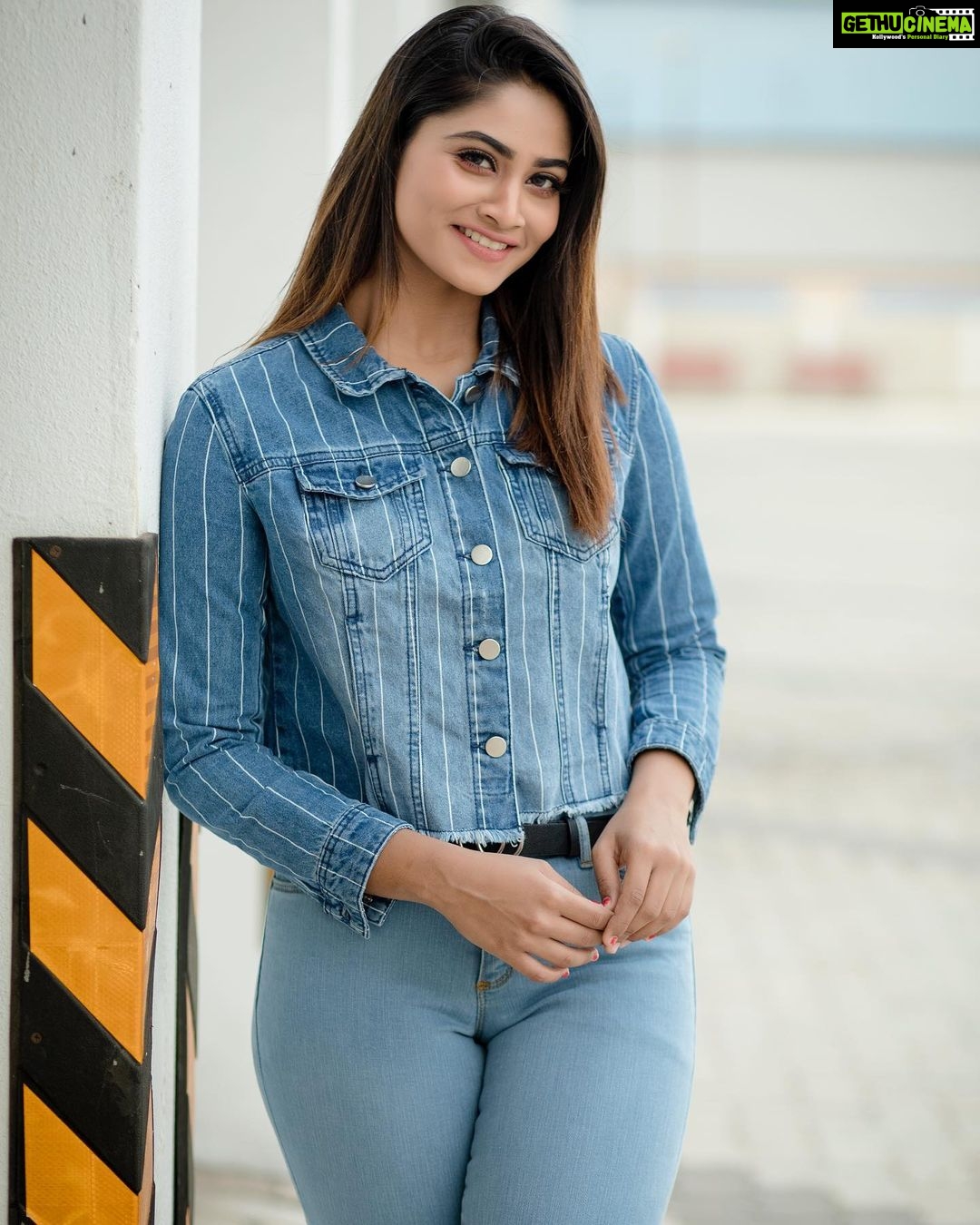 Shivani Narayanan Instagram – Denims are like fries 🍟, you can’t have ...