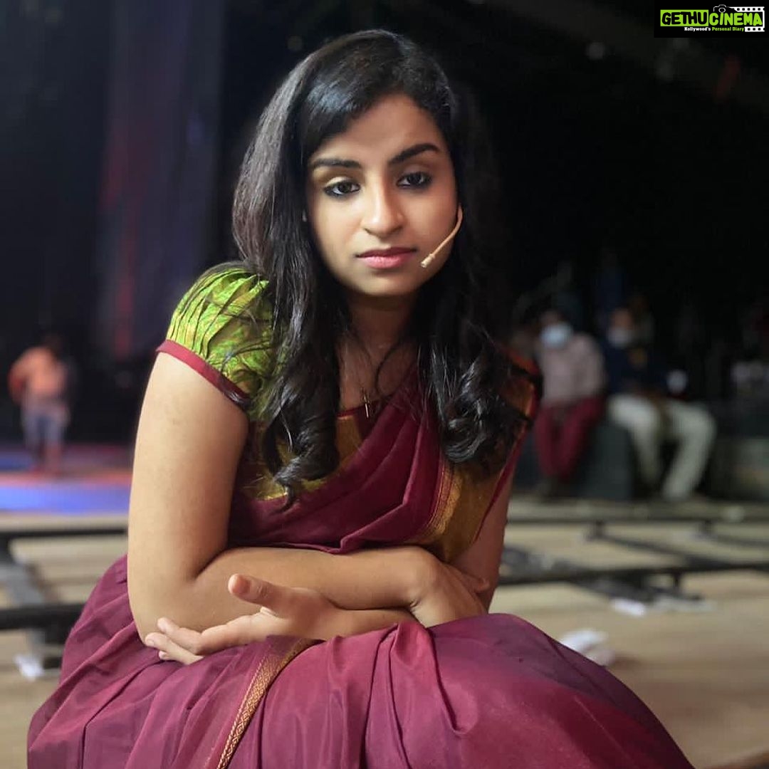 Sivaangi Krishnakumar Instagram – Shooting at late nights be like🤪 PC ...