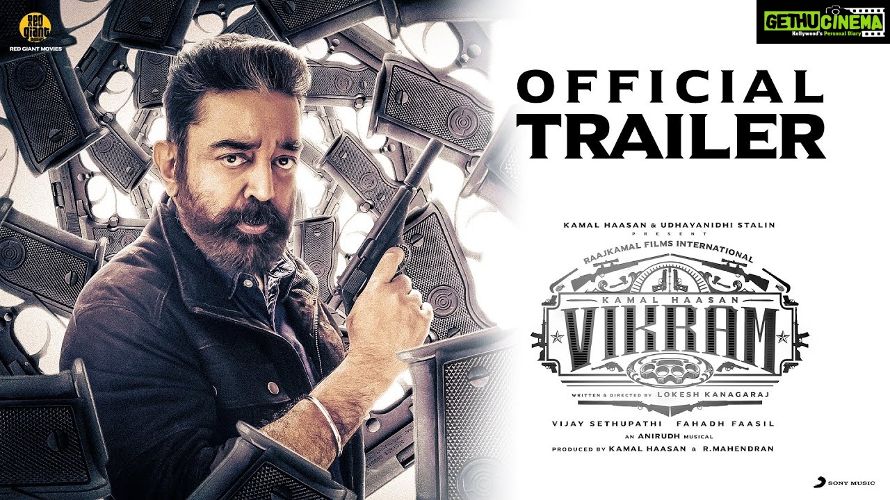 VIKRAM – Official Trailer | Kamal Haasan | VijaySethupathi ...
