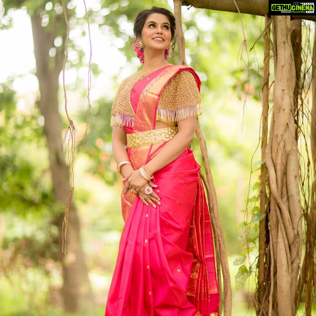 Chaitra Reddy Instagram – 🌸 Mua @sharanyas_makeupartistry Hair @kalyani ...