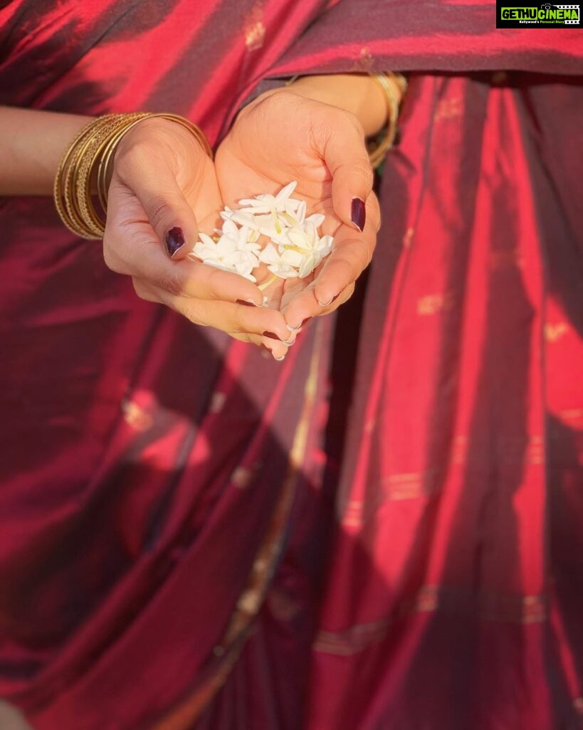 Malavika Mohanan Instagram - We have a lot of ‘mullapoo’(mogra) plants ...