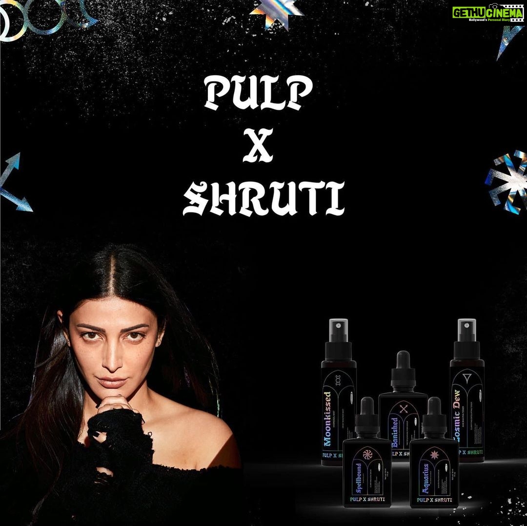 Shruti Haasan Instagram – Introducing the PULP X SHRUTI collection! (It’s finally here!) ⚡ ...