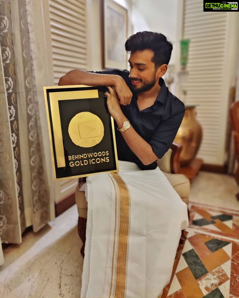 Kalidas Jayaram Instagram - @behindwoodsofficial 🙏 - Gethu Cinema