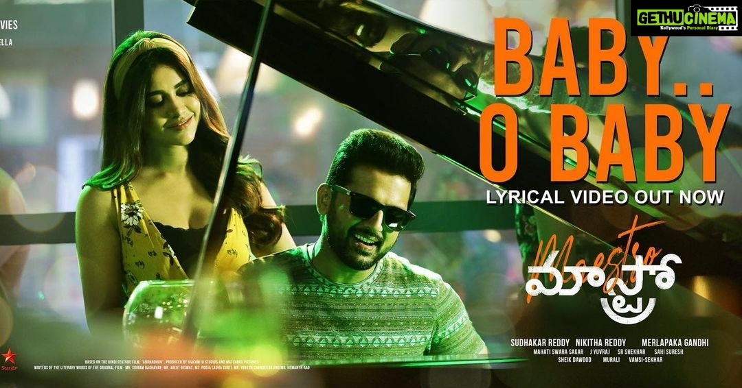 Nabha Natesh Instagram – Baby o baby !!!!!! O my fav song from #maestro ...
