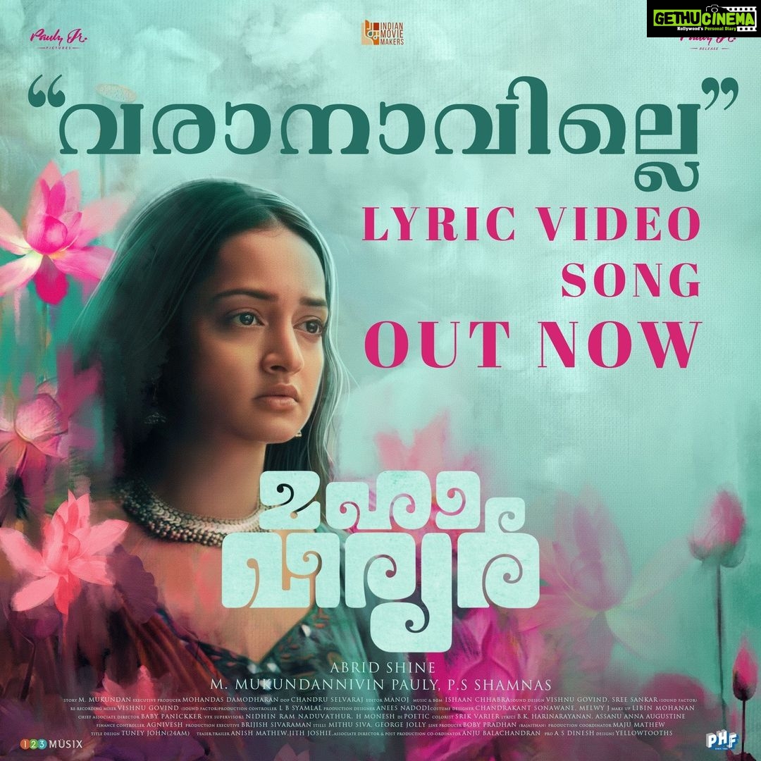 Nivin Pauly Instagram – Here’s the lyrical video of #Varaanaaville from ...