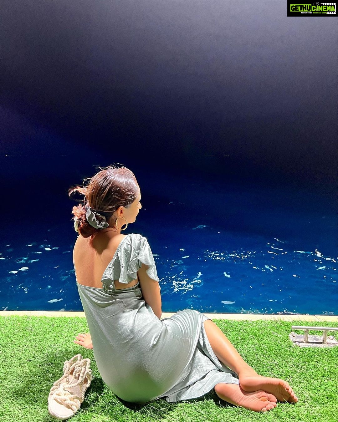 Anushka Sen Instagram – snorkelling 🤿🏝💗#maldives @siyamworld Maldives ...