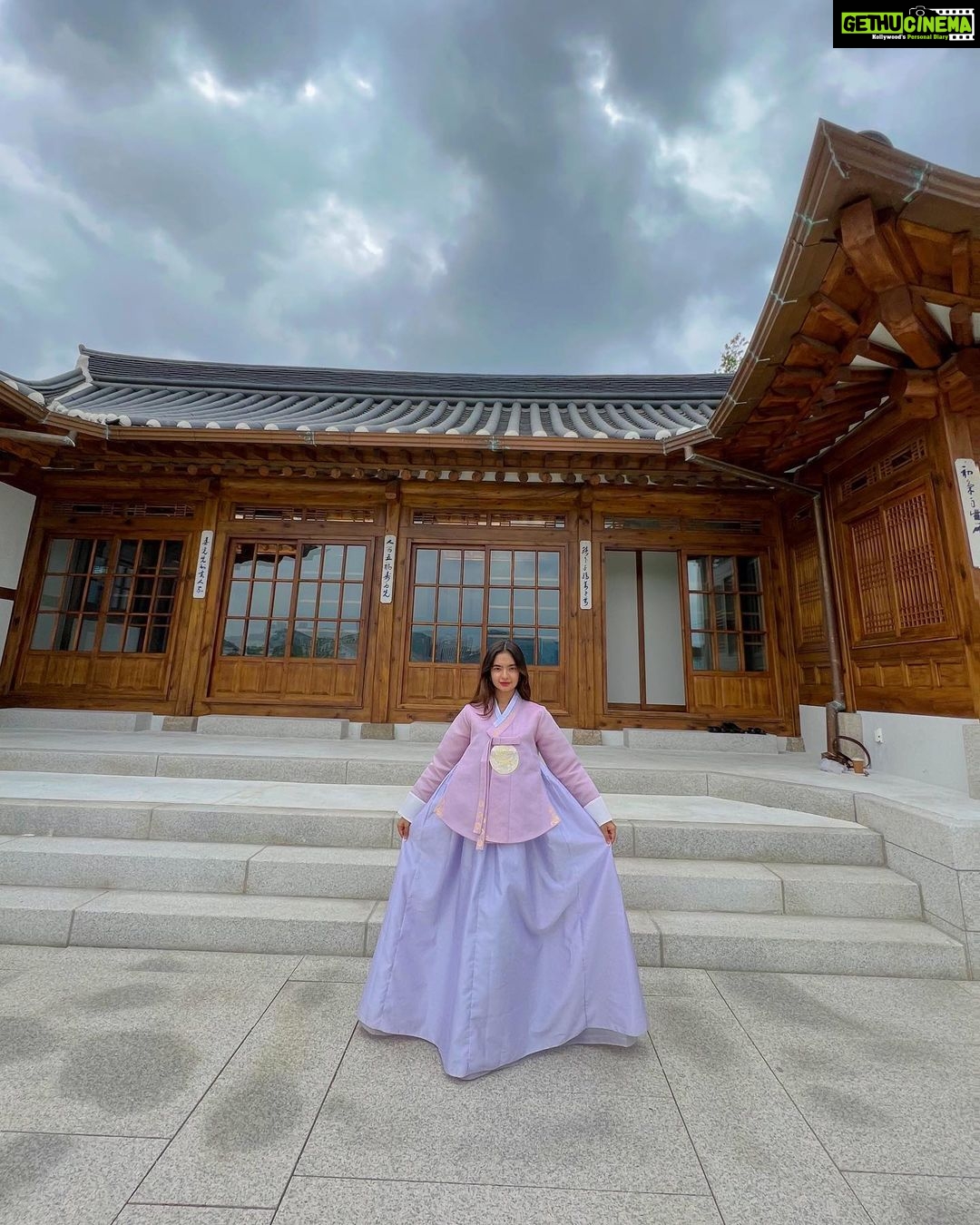 Anushka Sen Instagram – Today I wore Hanbok 한복 ( Traditional Korean ...