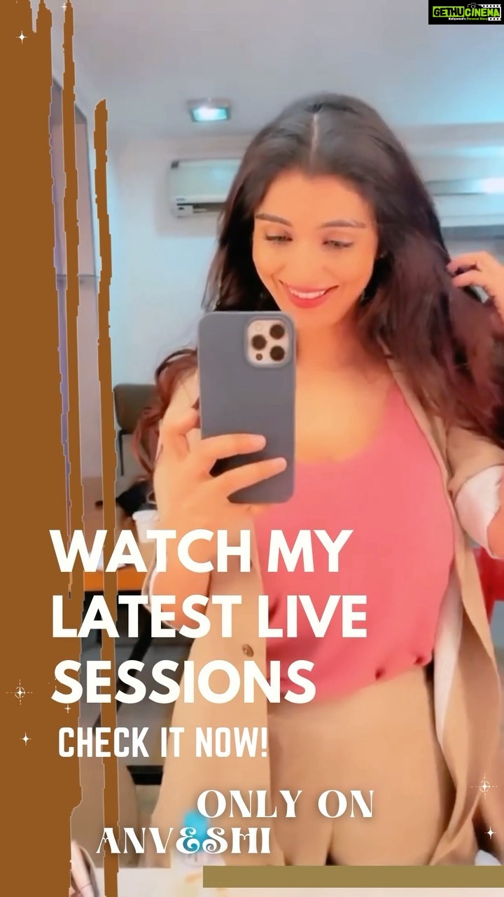 Anveshi Jain Instagram – You can search all the live sessions on the ...