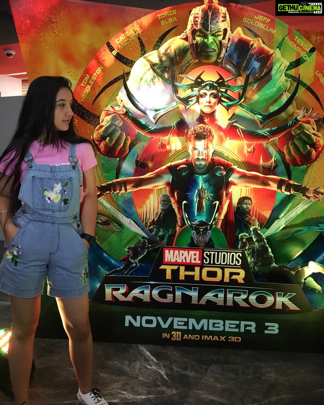 Ashnoor Kaur Instagram – Ty @disneyindia @marvel_india for inviting me ...