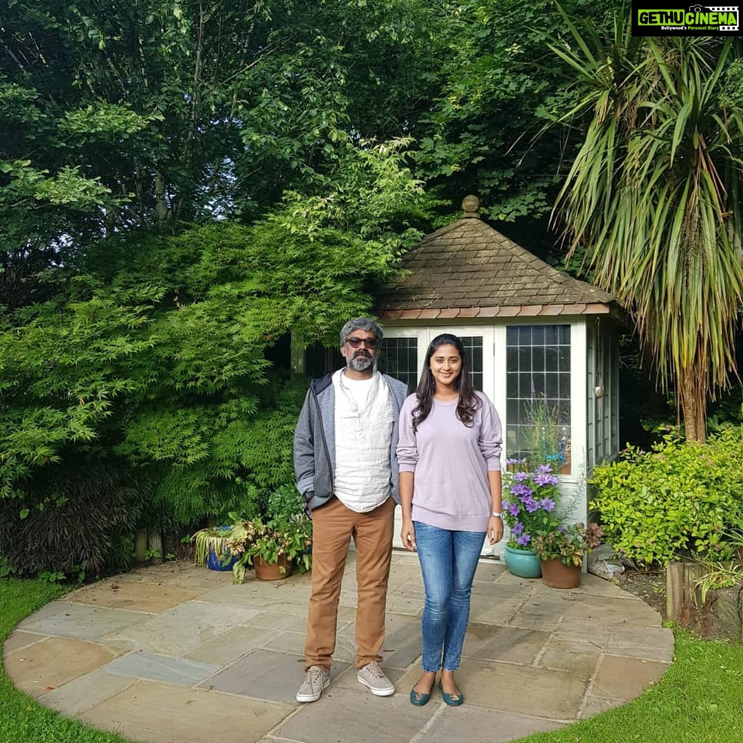 Kaniha Instagram – With our director Renjith.. And that’s a wrap for me..Bye London.. Made such ...