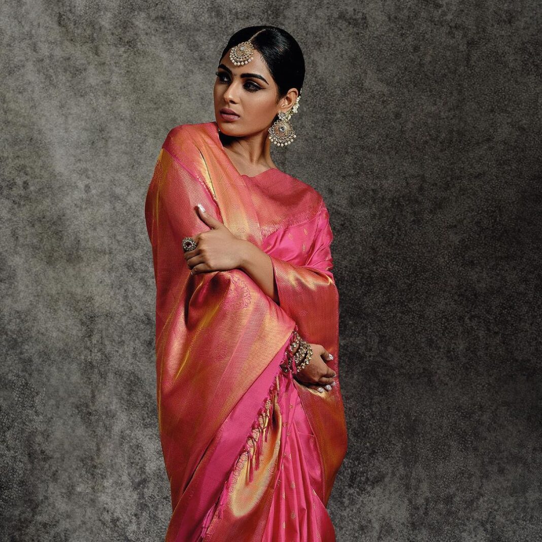 Samyuktha Menon Instagram - Every sari tells a story. Of the vast ...