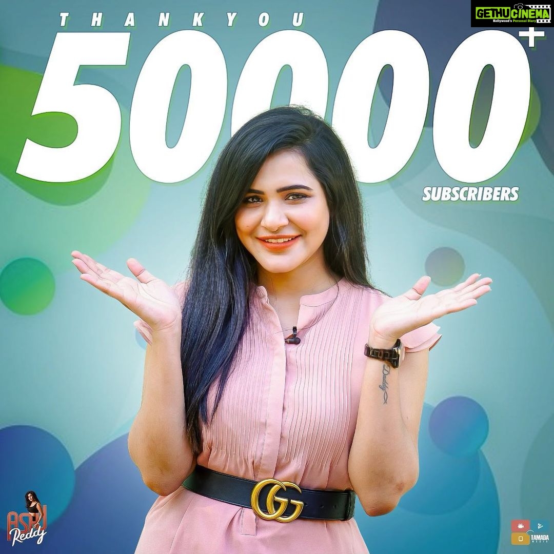 Ashu Reddy Instagram – Meanwhile, thank you for Fifty thousand ...