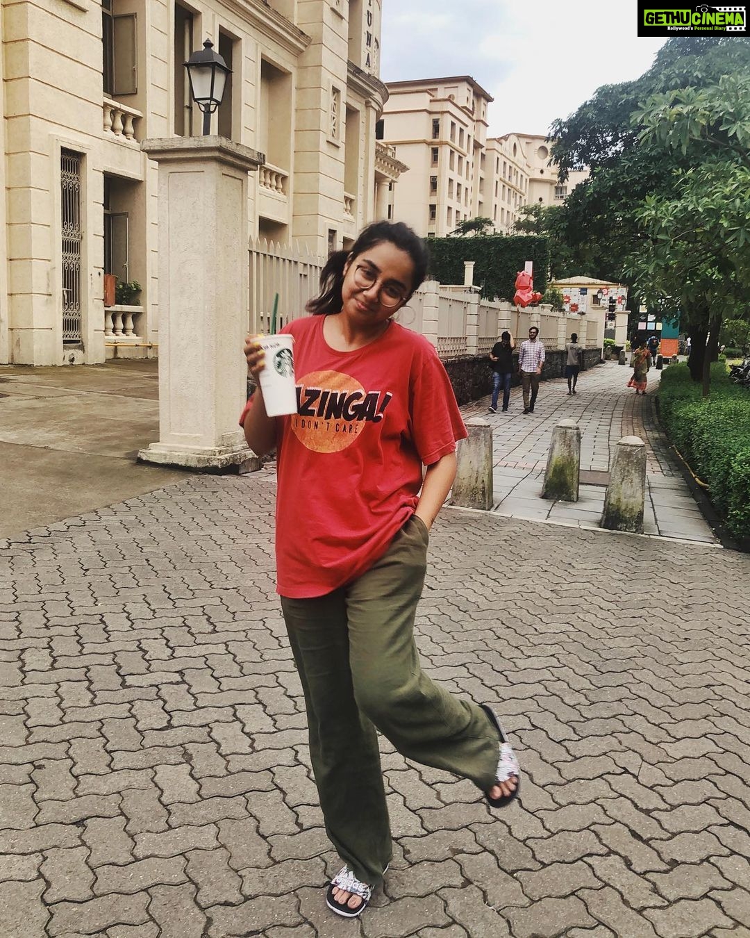 Prajakta Koli Instagram – Wore the National Sunday Uniform to my coffee ...