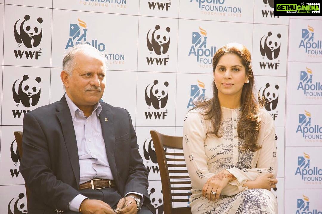 Upasana Kamineni Instagram – It’s always a pleasure working with @wwf to help conserve our ...