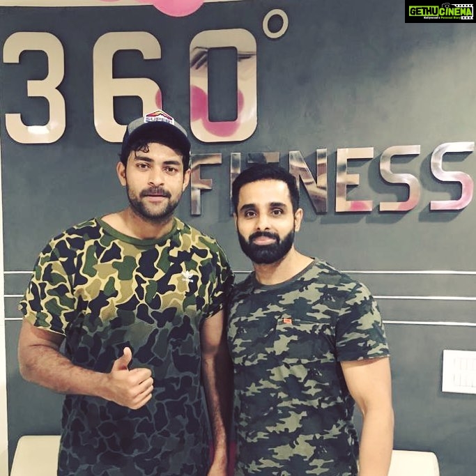 Varun Tej Instagram – Twinning with my trainer @kuldepsethi at ...