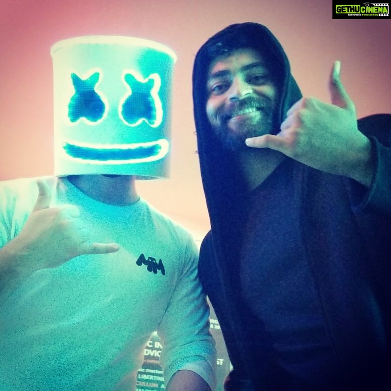 Varun Tej Instagram – About last night! With this crazy dude! @marshmellomusic #london# ...