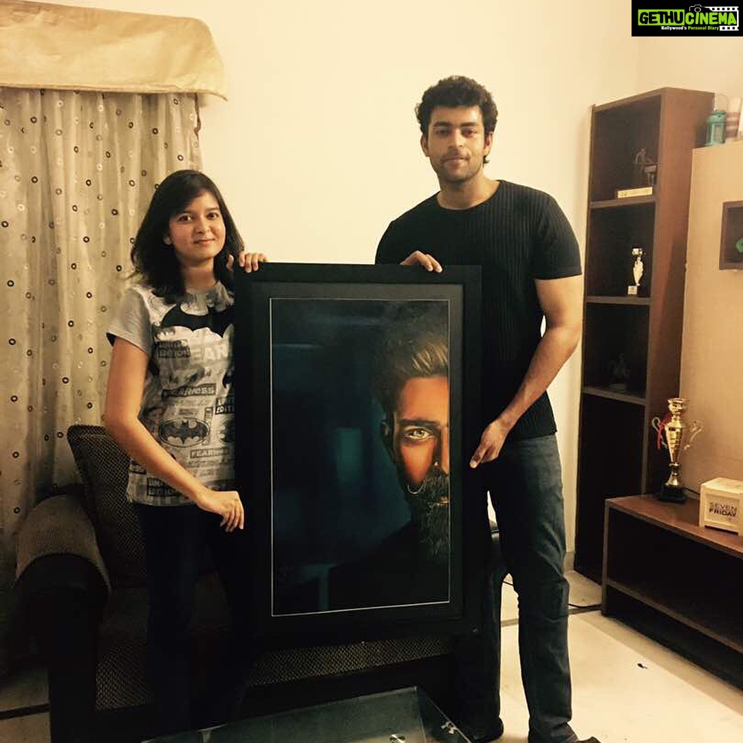 Varun Tej Instagram – Thanks a lot @ravalikavoori for this painting ...