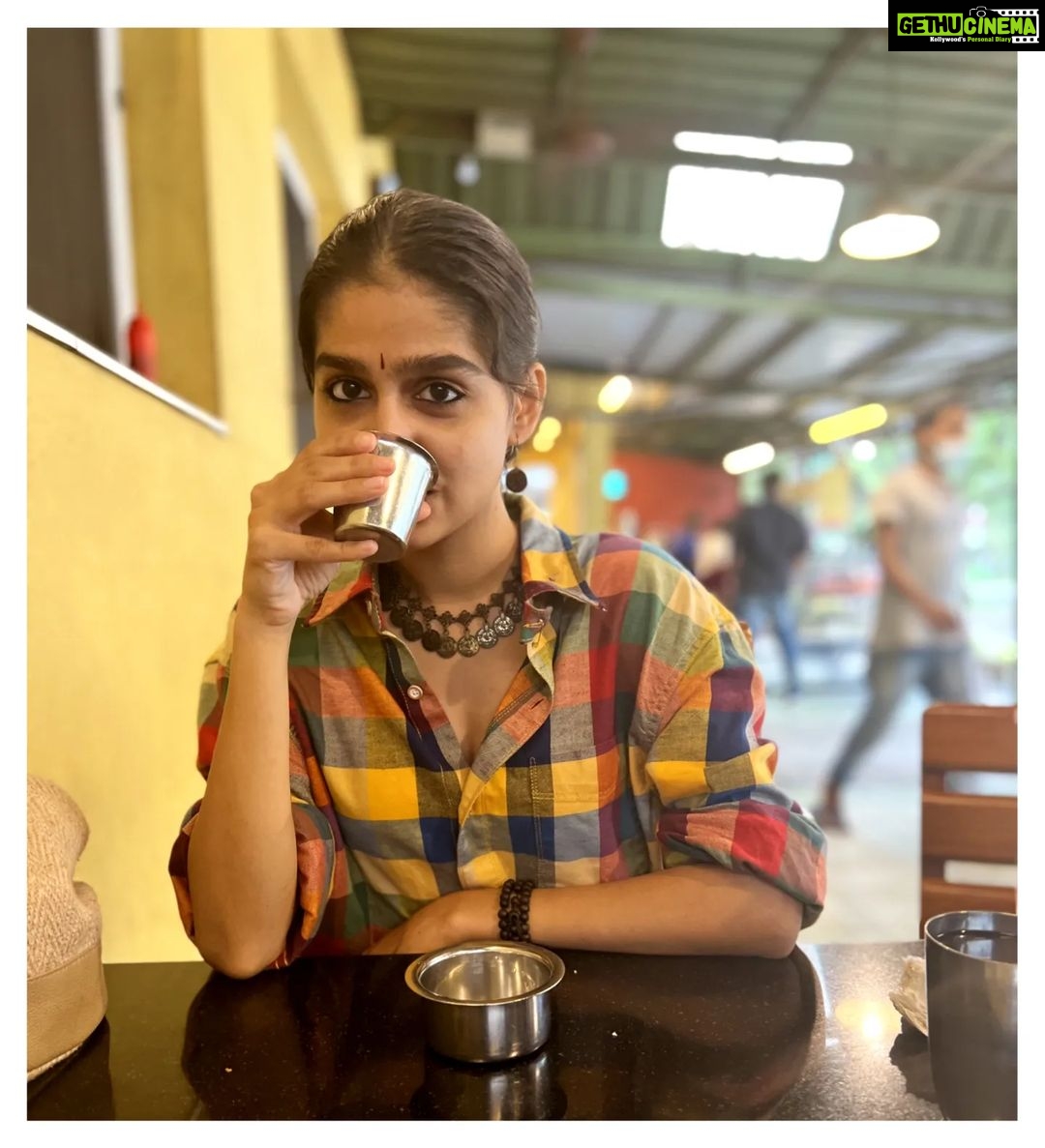 Anaswara Rajan Instagram - A tea in a rainy evening with your sidekick ...