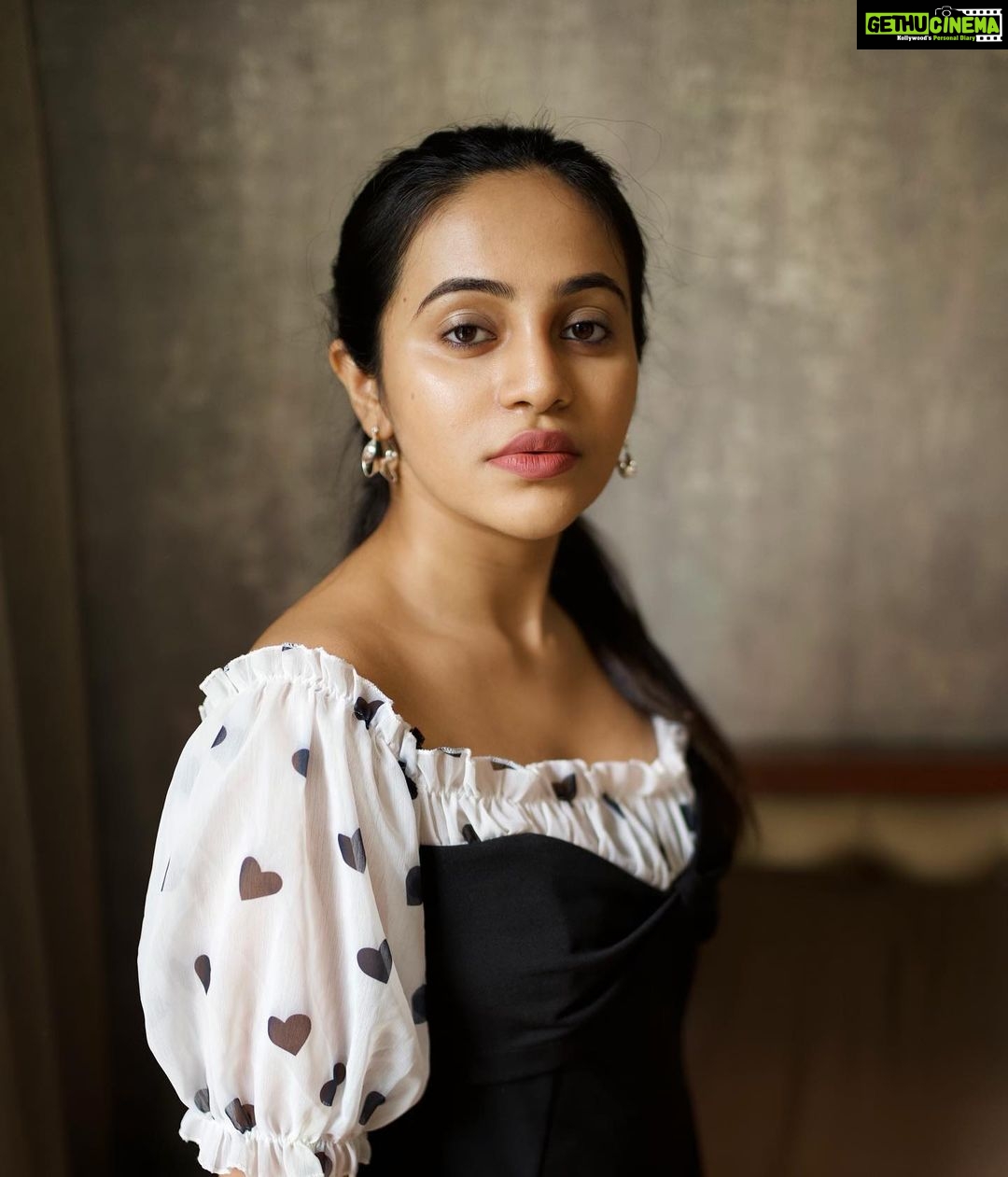 Bhavani Sre Instagram – Wearing : @thehazelavenue Thank you @krithika ...