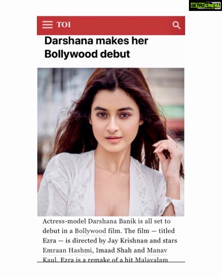 Darshana Banik Instagram – Started a new journey few days ago. 😊 #Ezra Mumbai, Maharashtra ...