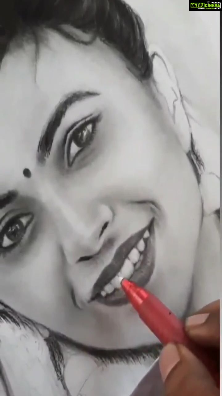 Harija Instagram – Awww thank you so much🍁@sakthis_sketches for this ...