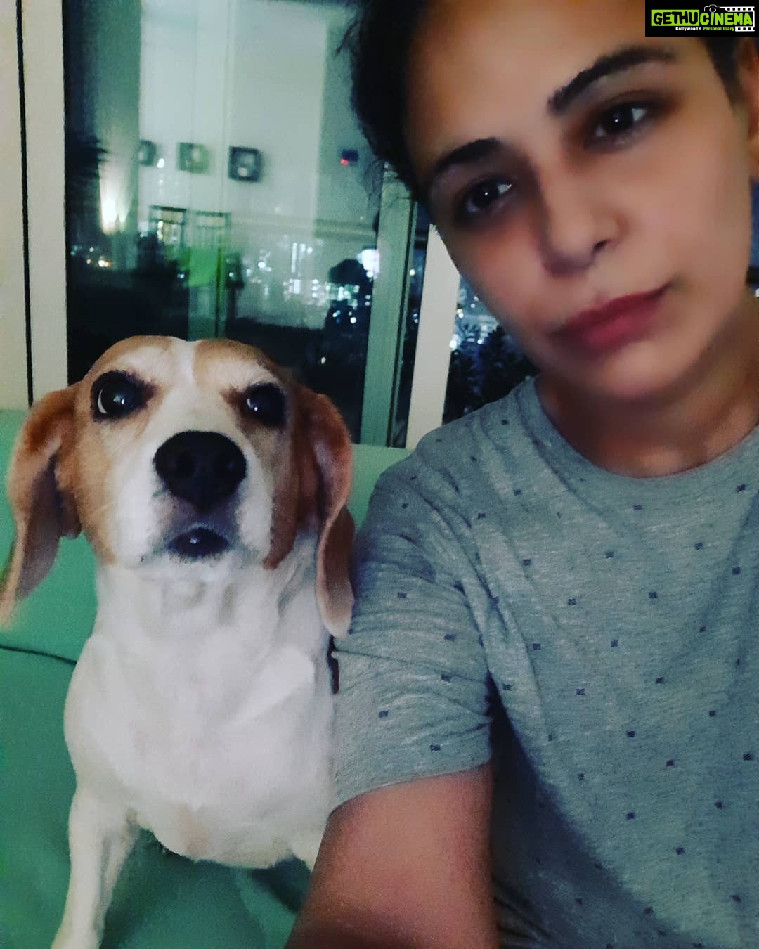 Mona Singh Instagram – Mood 😐 (nyla n me)#instamood #justlikethat #nyla ...