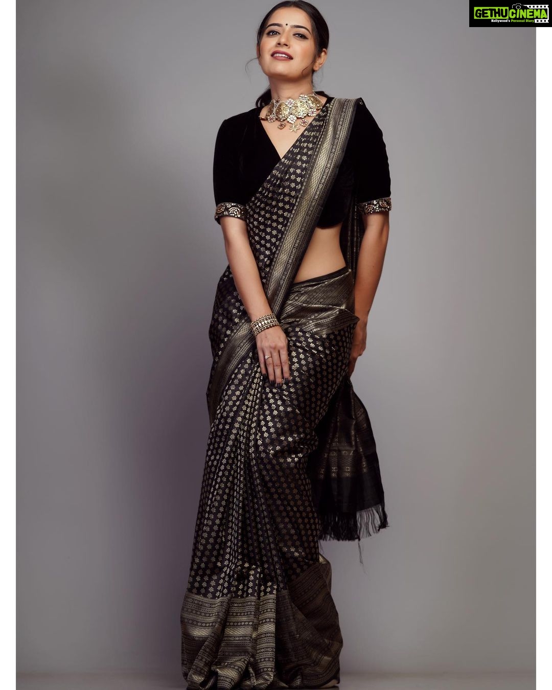 Ashika Ranganath Instagram – Styled by @tejukranthi Saree @sailesh ...