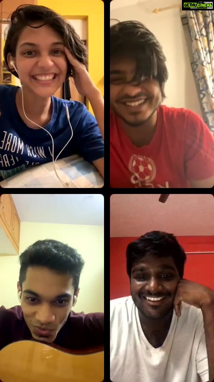 Haniya Nafisa Instagram – @sidvoc @pranav_binu @kevinfernandomusic ...