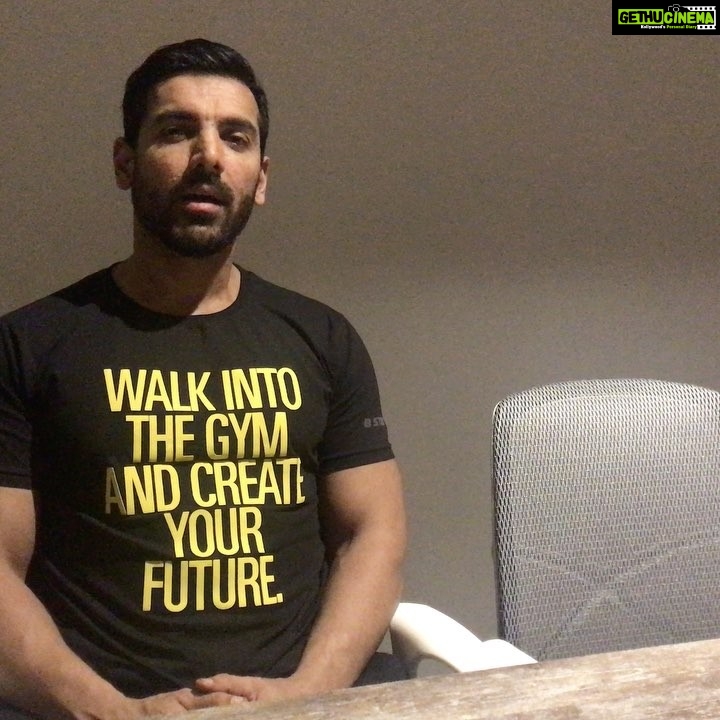 John Abraham Instagram – Fitness is my religion what’s yours!!! # ...