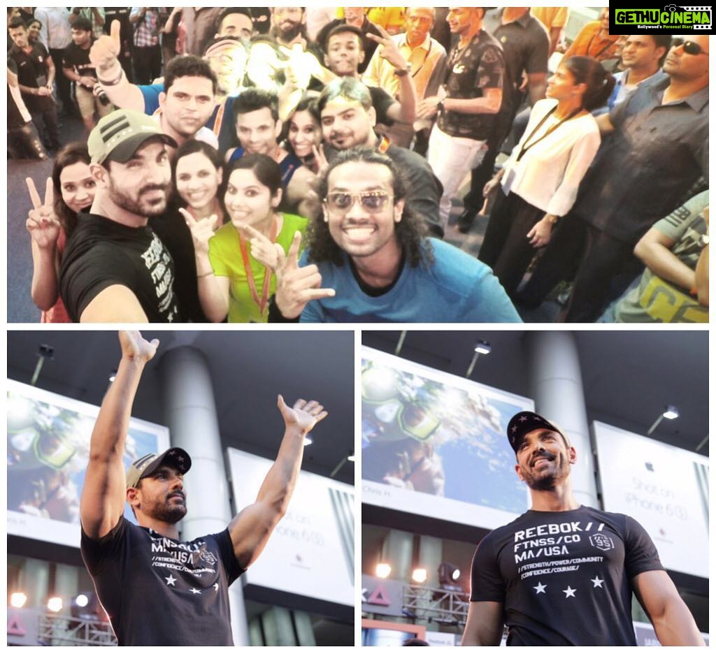 John Abraham Instagram – Loved every bit of @reebokindia masterclass ...