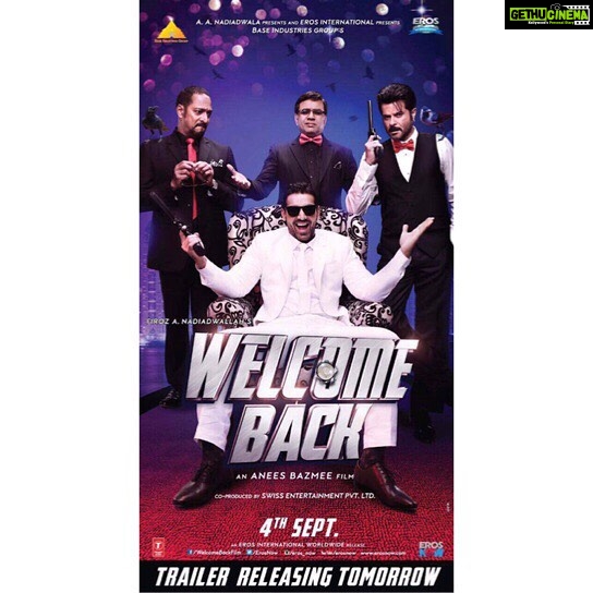 John Abraham Instagram – Watch the trailer this evening at 7pm! # ...