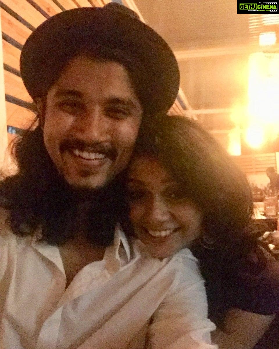 Namita Krishnamurthy Instagram – Sometimes @nithin.ram and I let our hair down, take off our ...