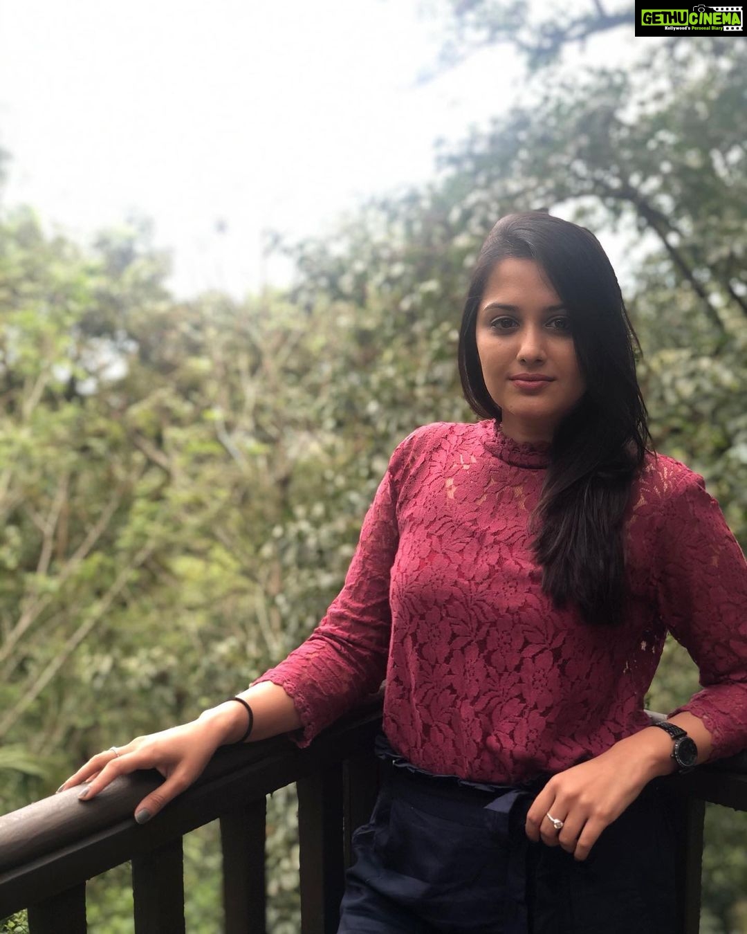 Neetha Ashok Instagram – Peace spreads in the wings of nature 🌳 The ...