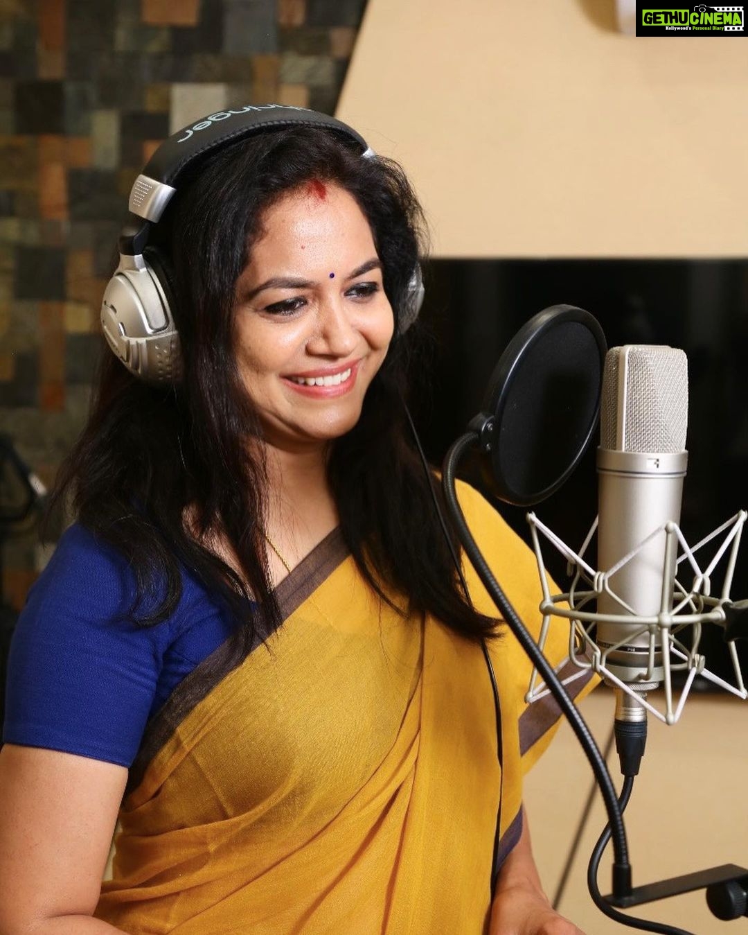 Sunitha Upadrashta Instagram – While recording “yevarive prema ...