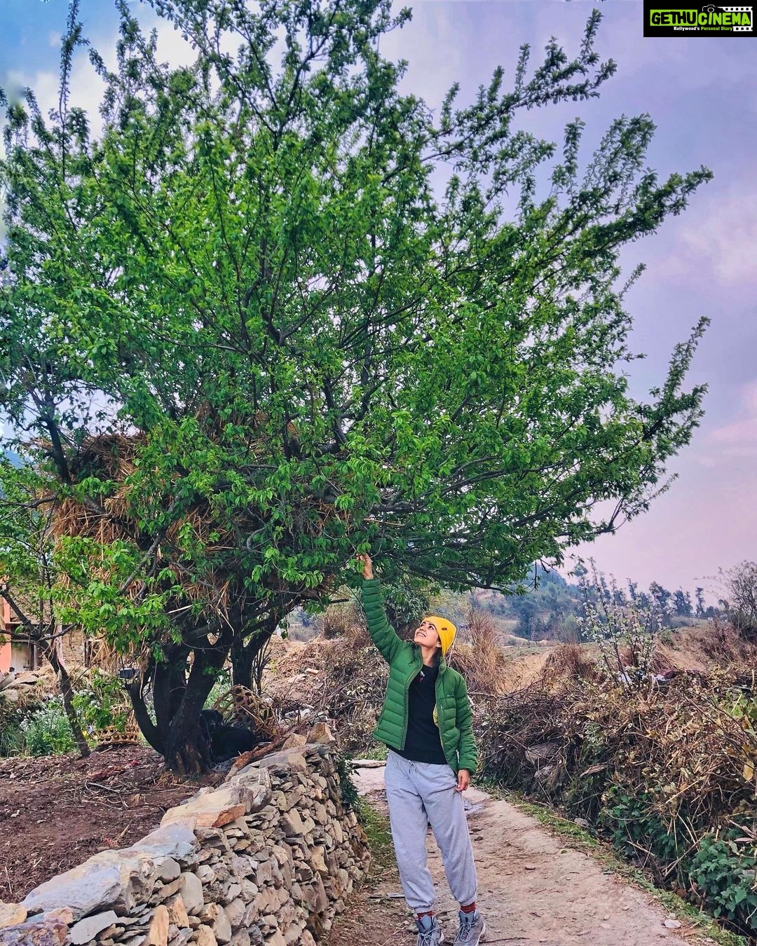 Asha Negi Instagram – Happiest when around 🏞🌳🌺🌻🌼 | Gethu Cinema