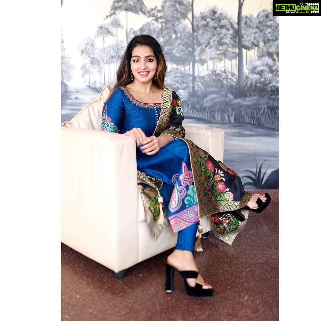 Malavika Menon Instagram – Wearing this elegant rose-silk churi from ...