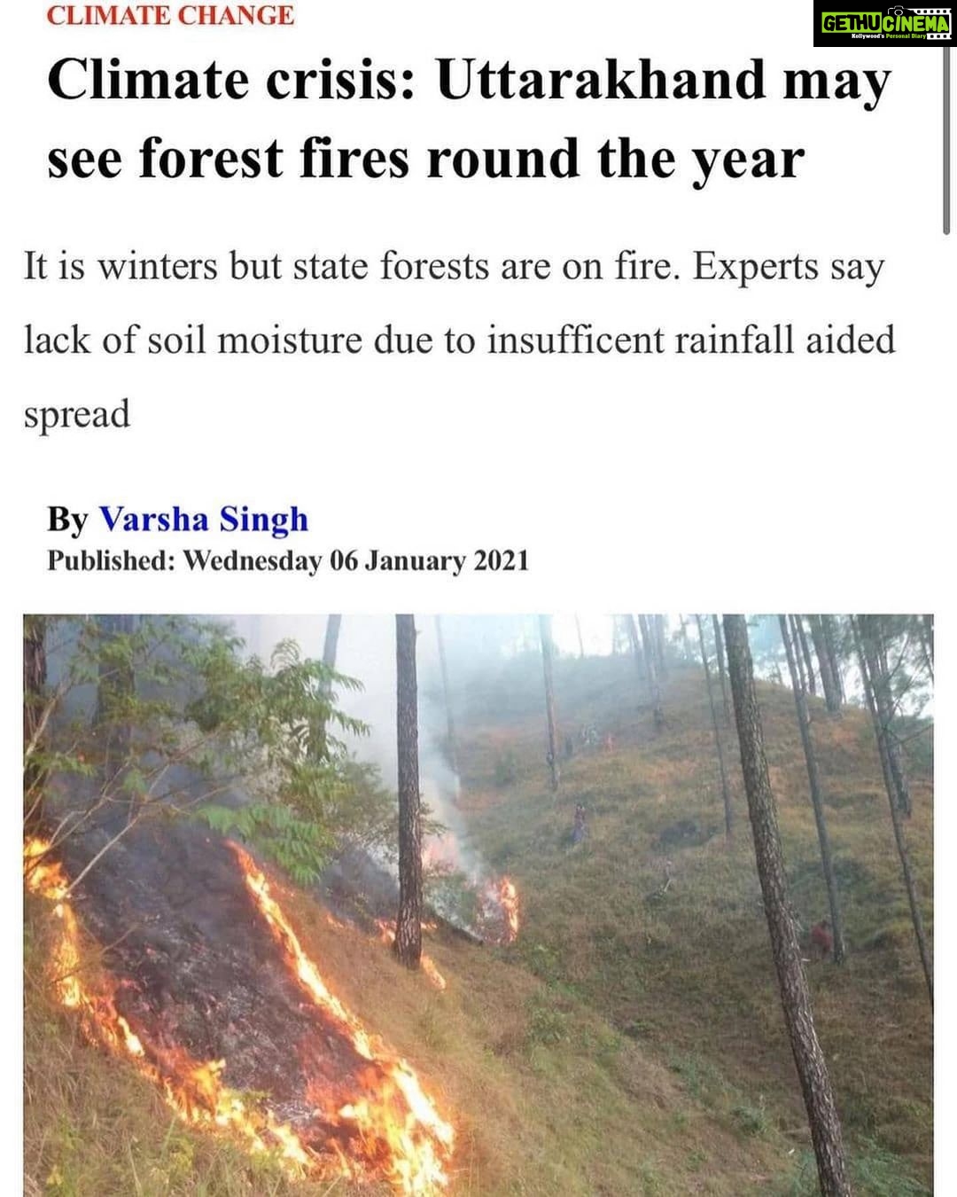 Raghav Juyal Instagram – The situation is bad, and we need to talk about it. The climate change ...