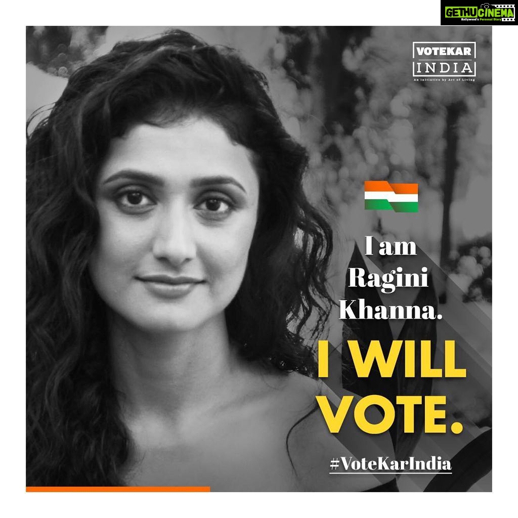 Ragini Khanna Instagram – 🇮🇳 #votekarindia | Gethu Cinema