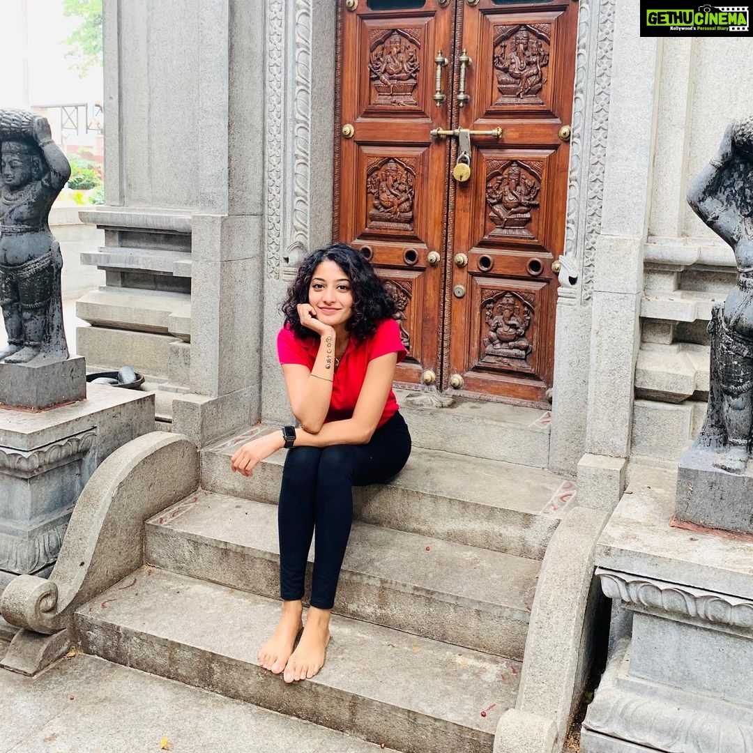 Anjali P Nair Instagram – Found this lil temple behind my hotel.. felt ...