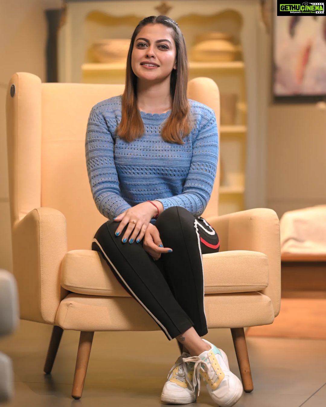 Anusree Instagram – Once in a while be calm like a blue lake only to ...