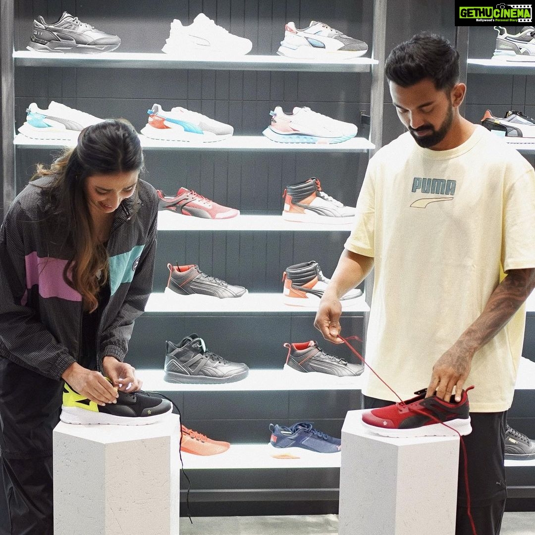 Athiya Shetty Instagram – PSA 📣 cool cats assembled at the biggest PUMA ...