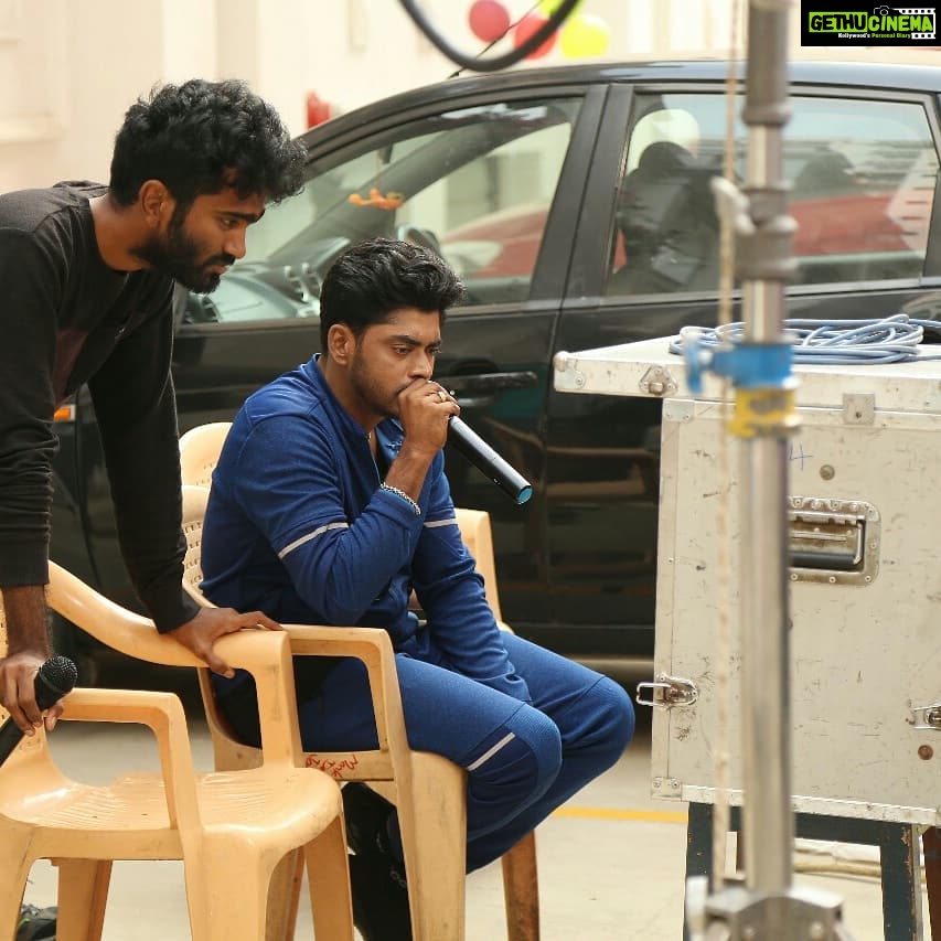 Pradeep Ranganathan Instagram – Happy working with @iamsandy_off :) #JayamRavi24 | Gethu Cinema