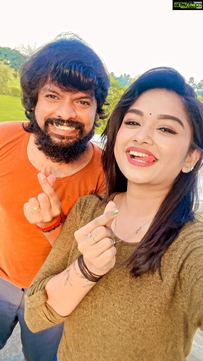 Preethi Sharma Instagram – Fun with Machan 😅 @preethi__sharma__official ...