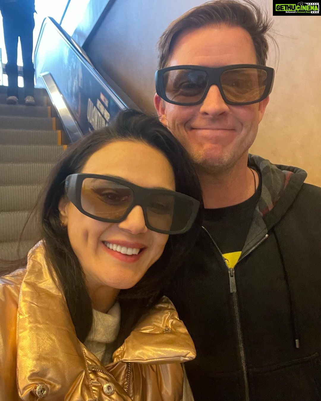Preity Zinta Instagram – Enjoyed watching a film in 3D after soooo long ...