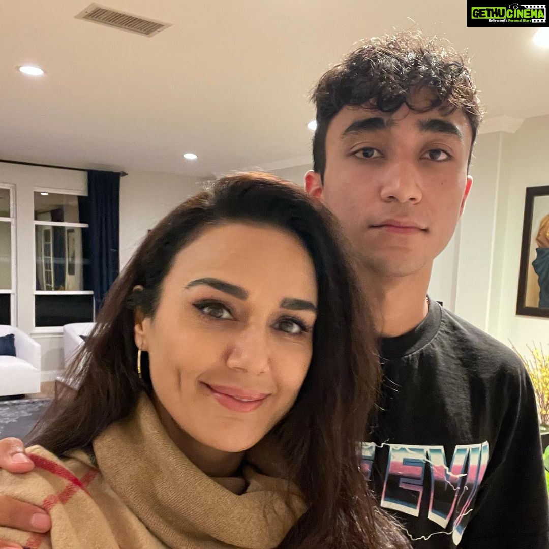 Preity Zinta Instagram – Happy 18th Arjun ️ Always want to see you ...