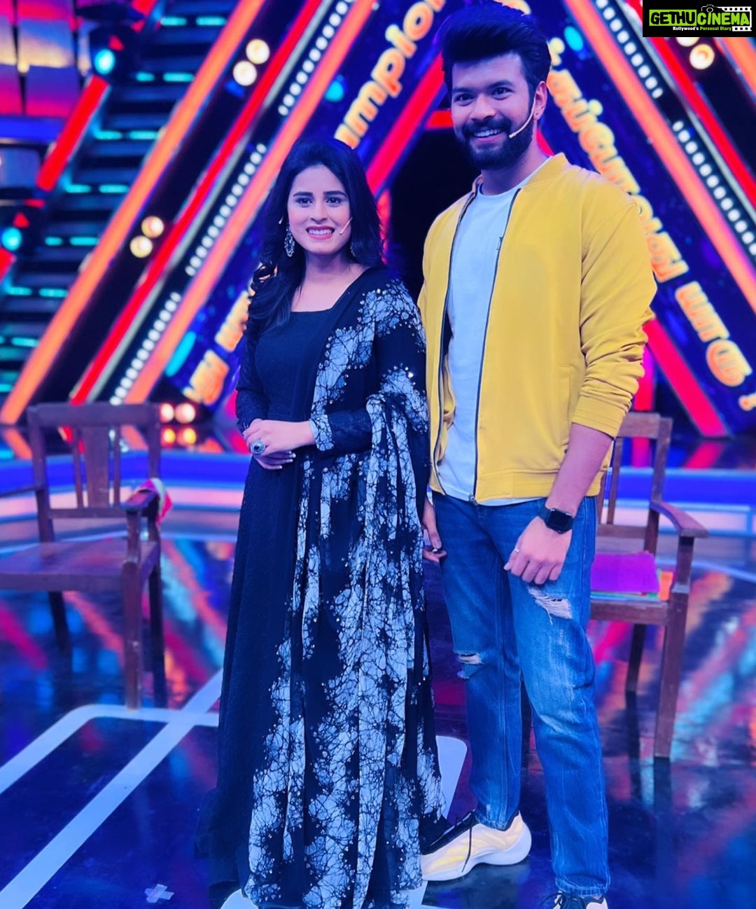 Rithika Tamil Selvi Instagram – Dont miss to watch #kpychampions today ...