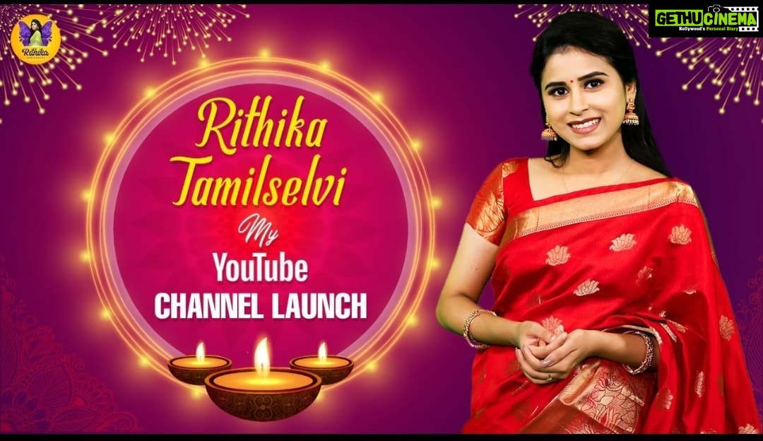 Rithika Tamil Selvi Instagram – Happy to launch my new YouTube channel ...